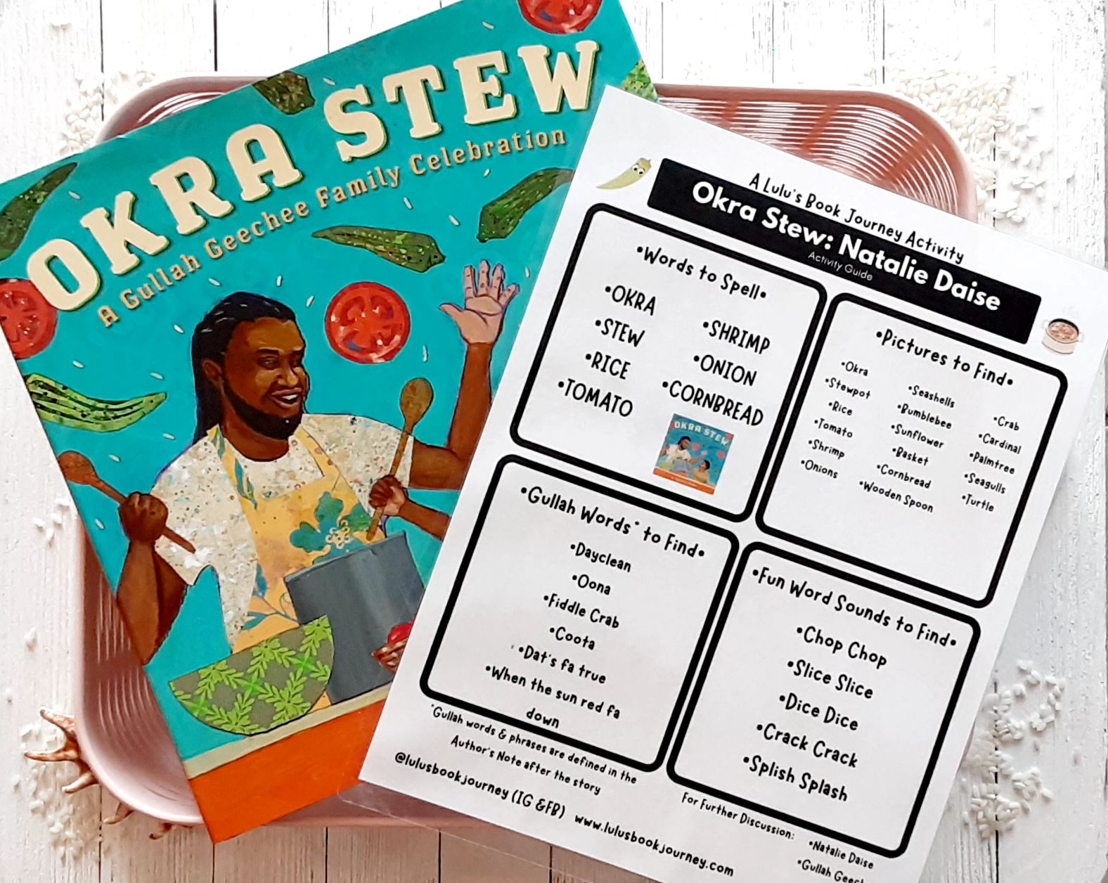Okra Stew: Sensory Bin Story Tiles – Lulu's Book Journey